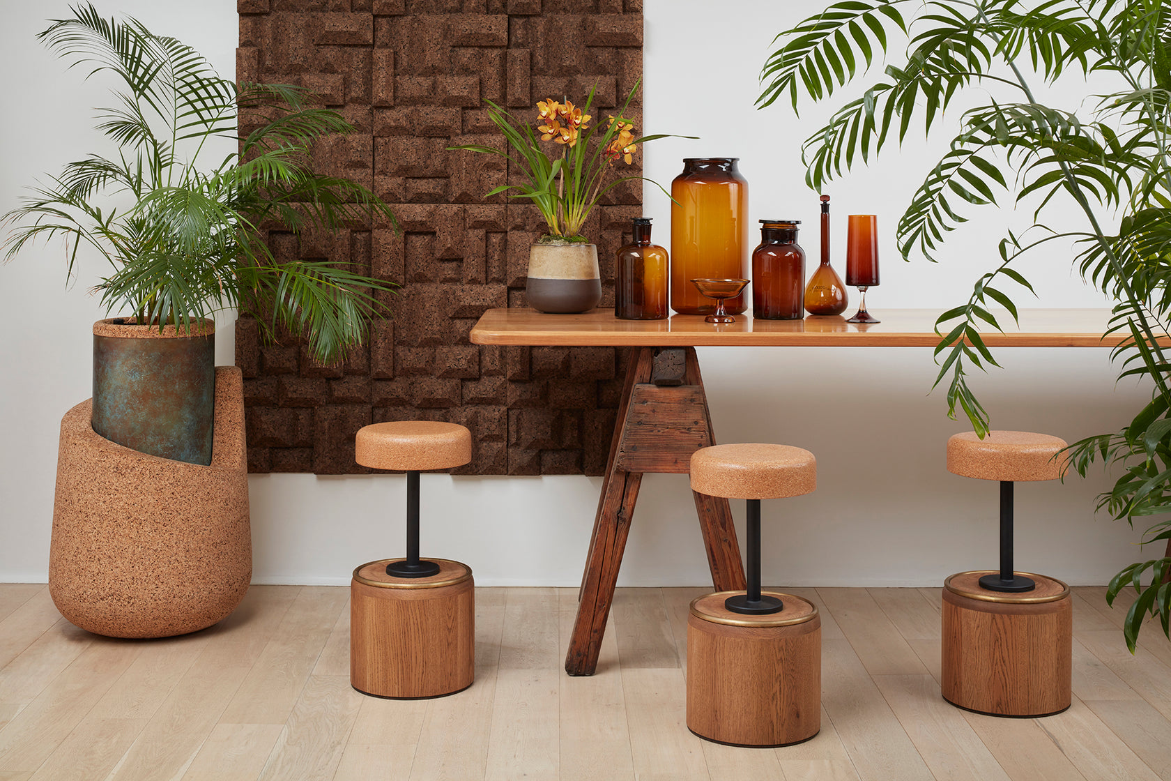 Wiid Contemporary Angular Cork Wall Panels | Eco-Luxury Cork Wall ...