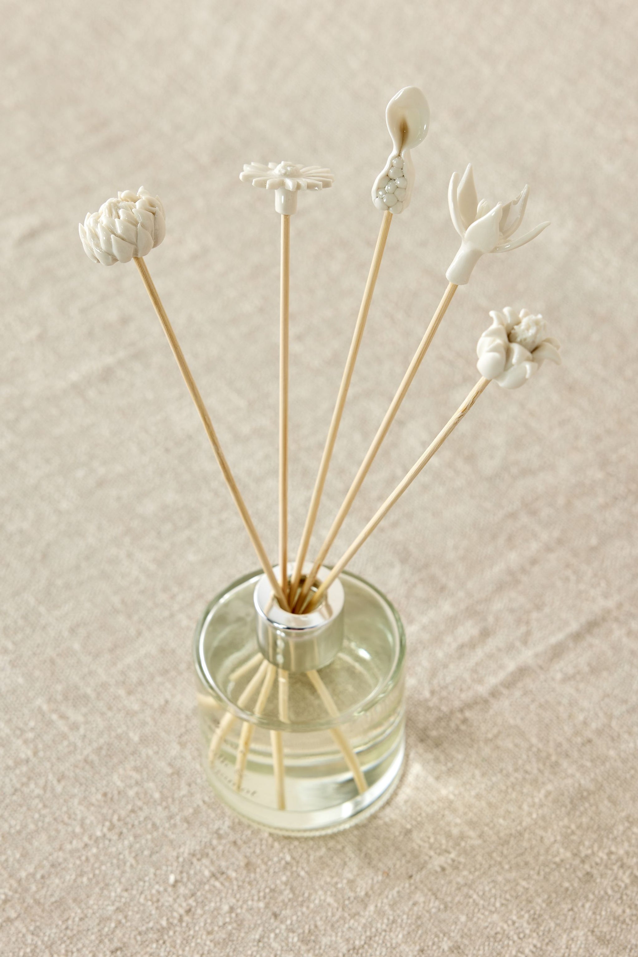 African Flowers Bamboo Diffuser Set – Kanju Interiors