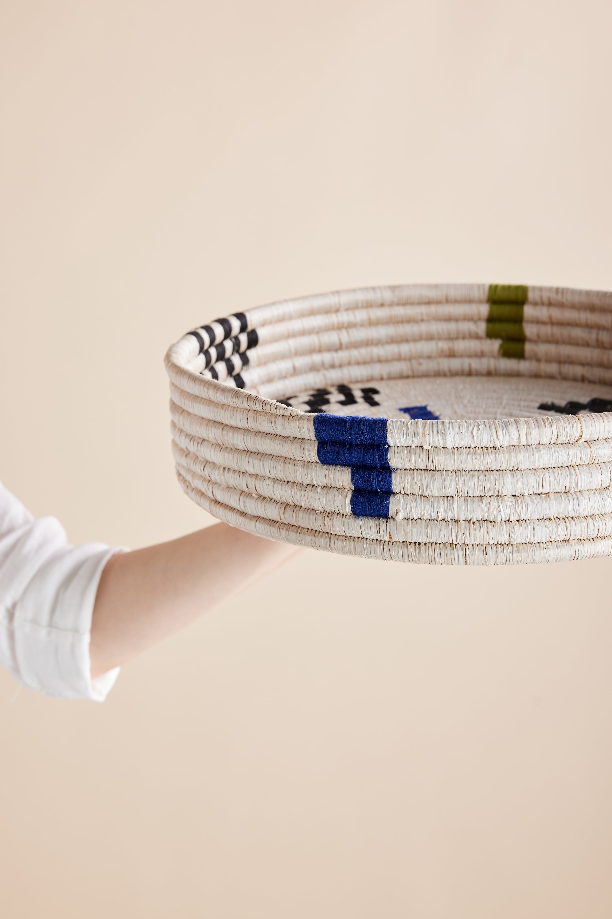 Mosaic Woven Nesting Tray – Kanju Interiors