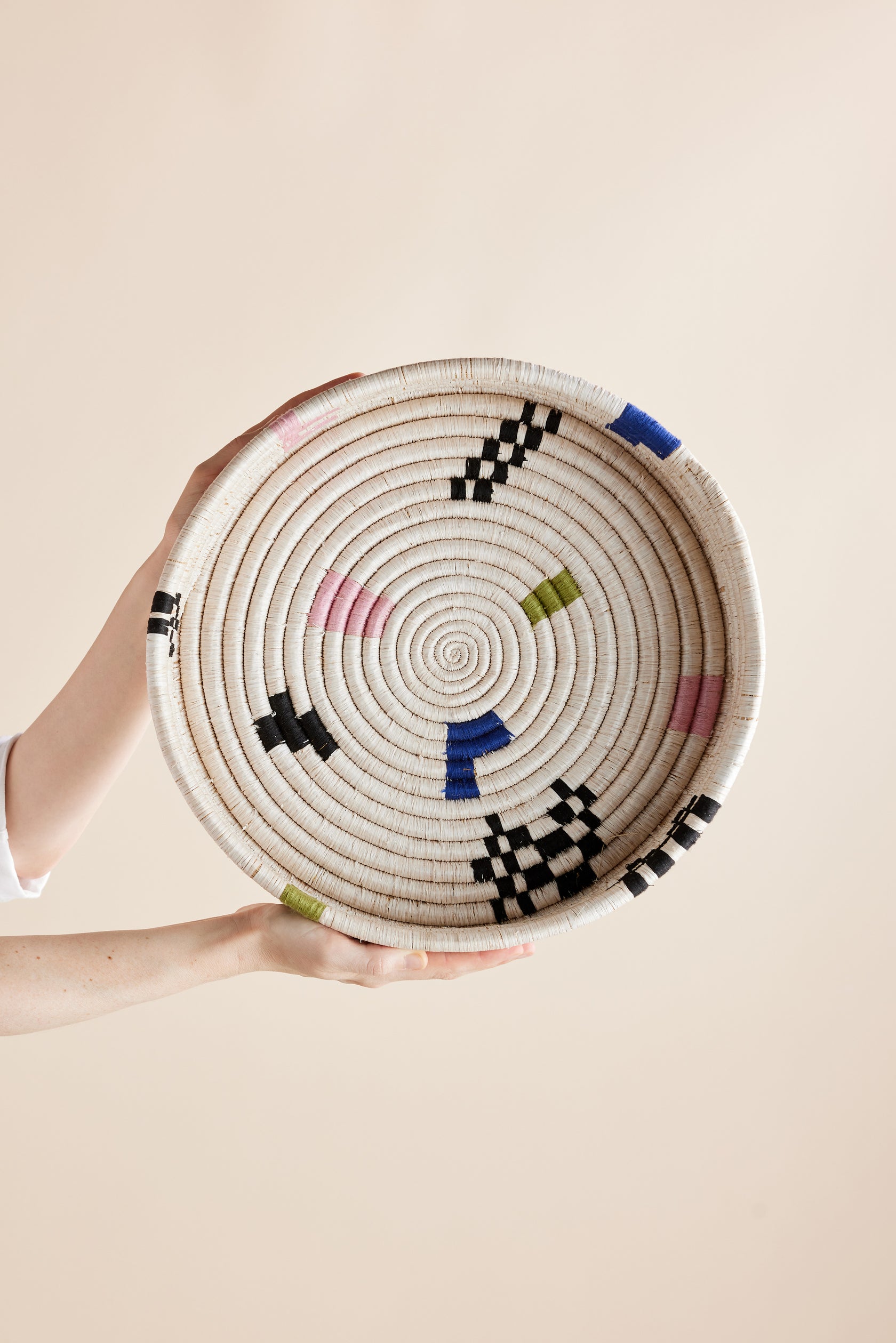 Mosaic Woven Nesting Tray – Kanju Interiors