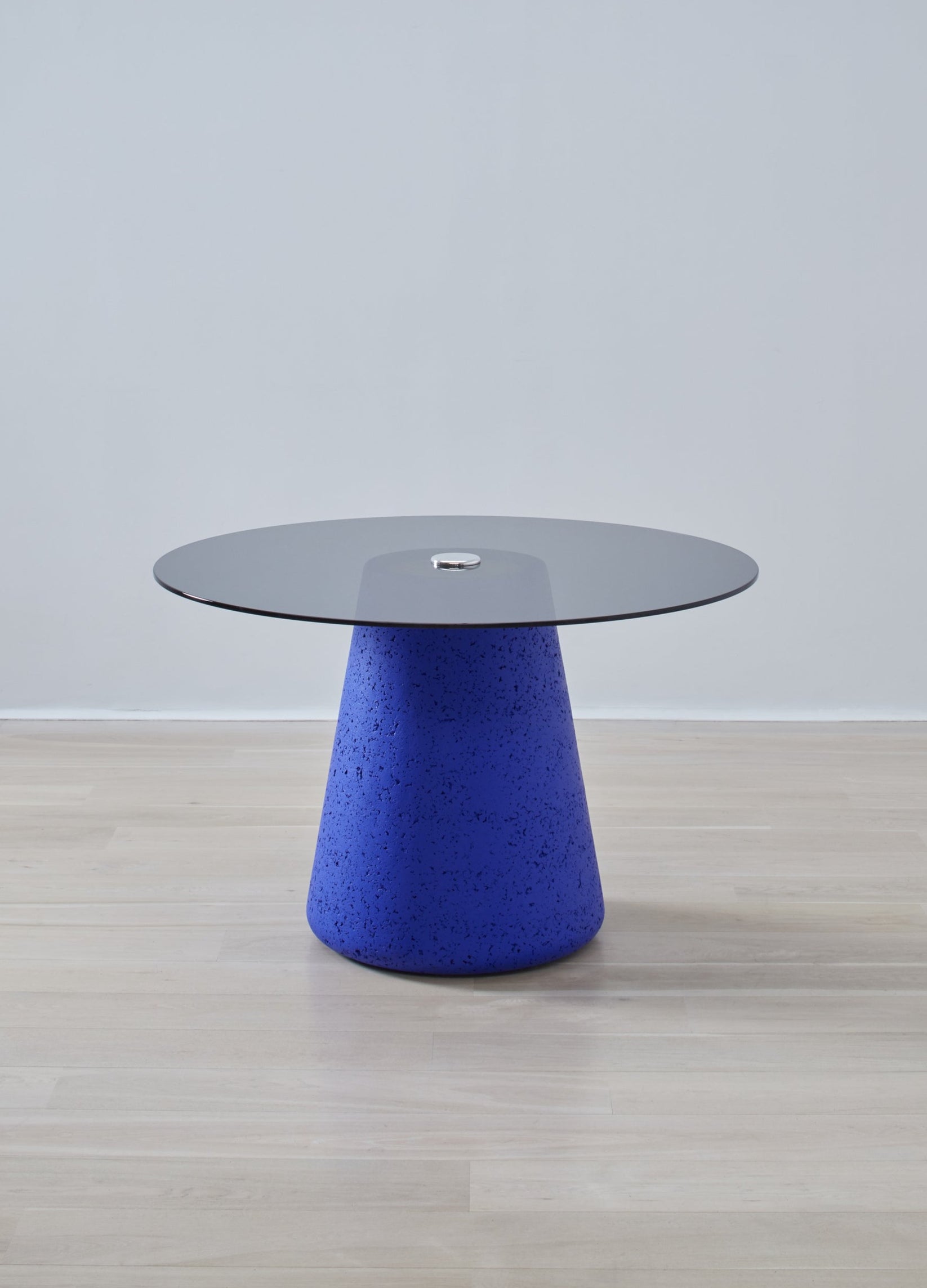 Wiid Glass & Cobalt Blue Cork Dining Table – Kanju Interiors
