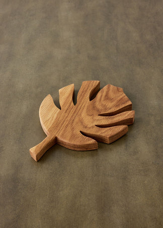 Palm Leaf Natrual London Plane Wood Trivet – Kanju Interiors