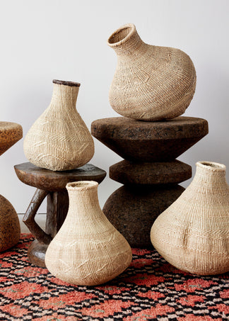Binga Nongo Natural Woven Gourd Basket – Kanju Interiors