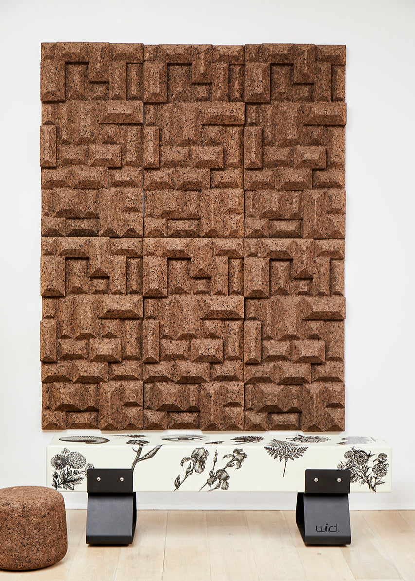 Wiid Contemporary Angular Cork Wall Panels | Eco-Luxury Cork Wall ...