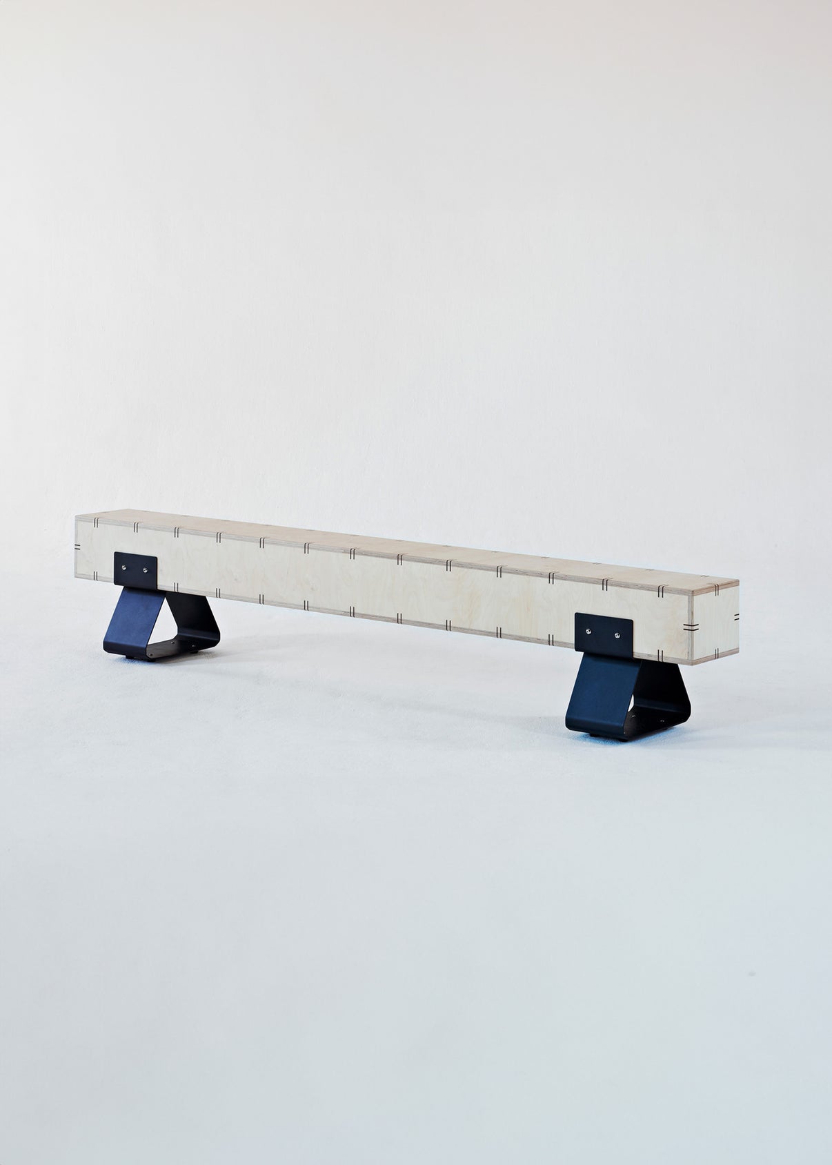 Modern Boho Wood Bench: Wiid [o] Birch Bench – Kanju Interiors