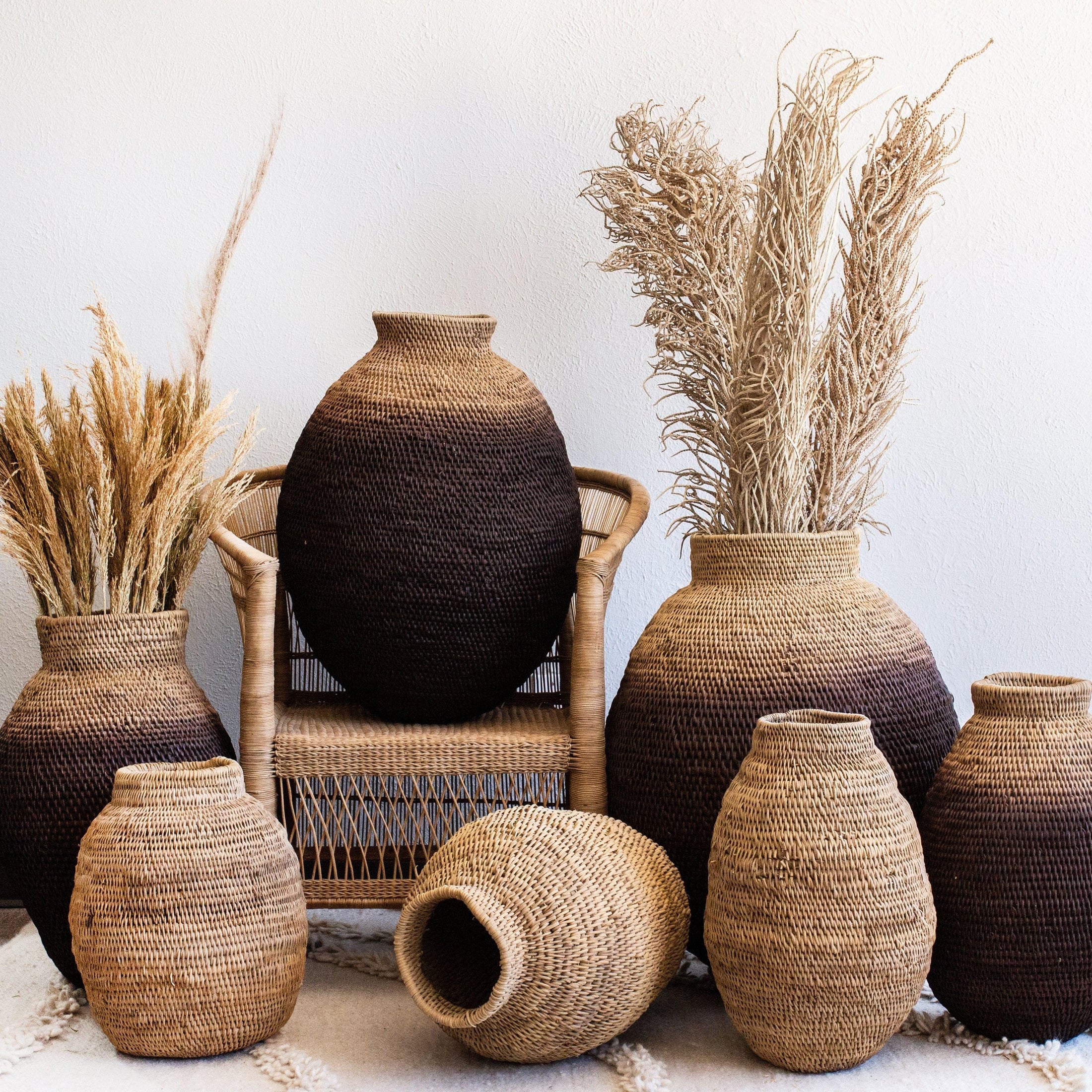 Ombre Buhera Baskets | Handcrafted African Art – Kanju Interiors