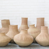 African Handwoven Natural Decorative Modern Giant Nongo Basket – Kanju ...